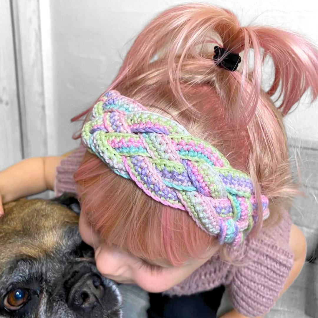 PATTERN: Braided Headband Multi